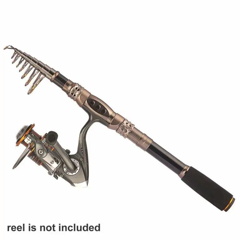 Telescopic Retractable Saltwater Spinning Fishing Rod